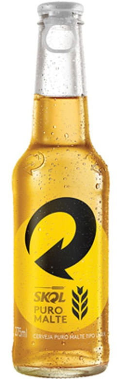 Cerveja Skol Puro Malte Long Neck 275ml - Covabra Cerveja Skol Puro Malte Long Neck 275ml - Covabra
