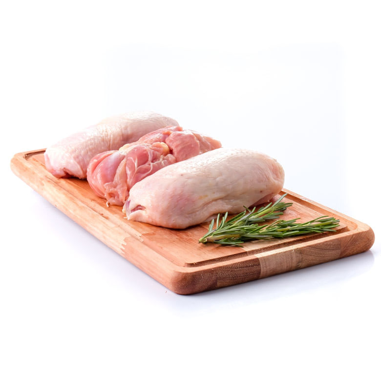Filé Coxa com Sobrecoxa de Frango com Pele Resfriado Bandeja kg - Covabra