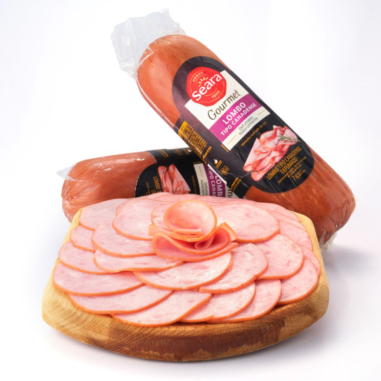 Lombo Seara Gourmet Defumado Canadense Fatiado kg - Covabra