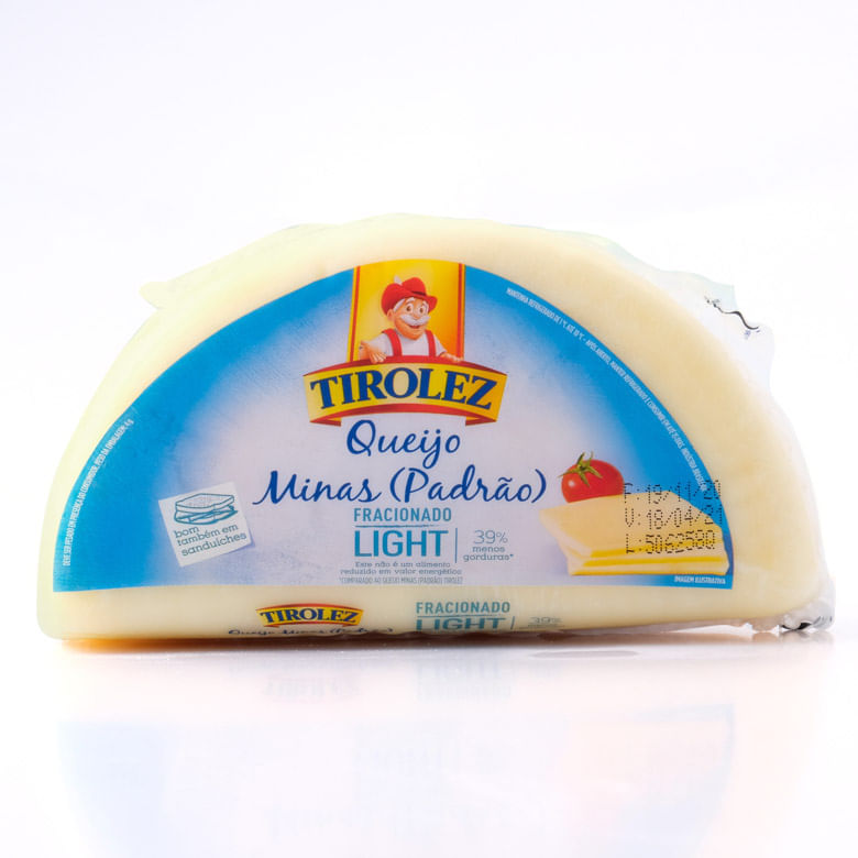 Queijo Minas Tirolez Padrão Light kg - Covabra