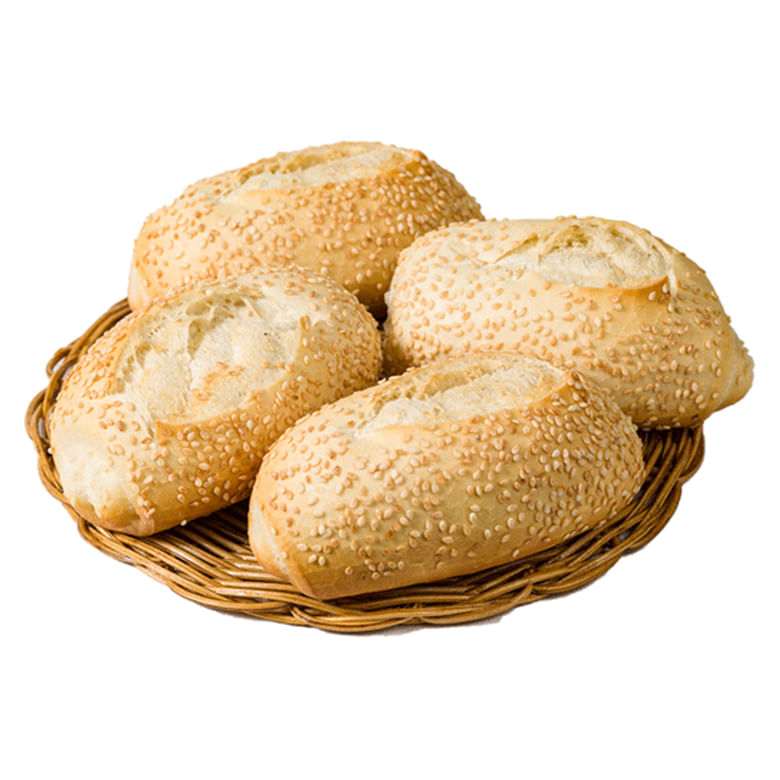 Mini Pão Frances com Gergelim kg - Covabra