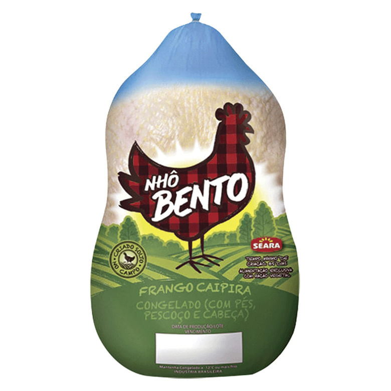 Frango Caipira Nho Bento Congelado kg - Covabra