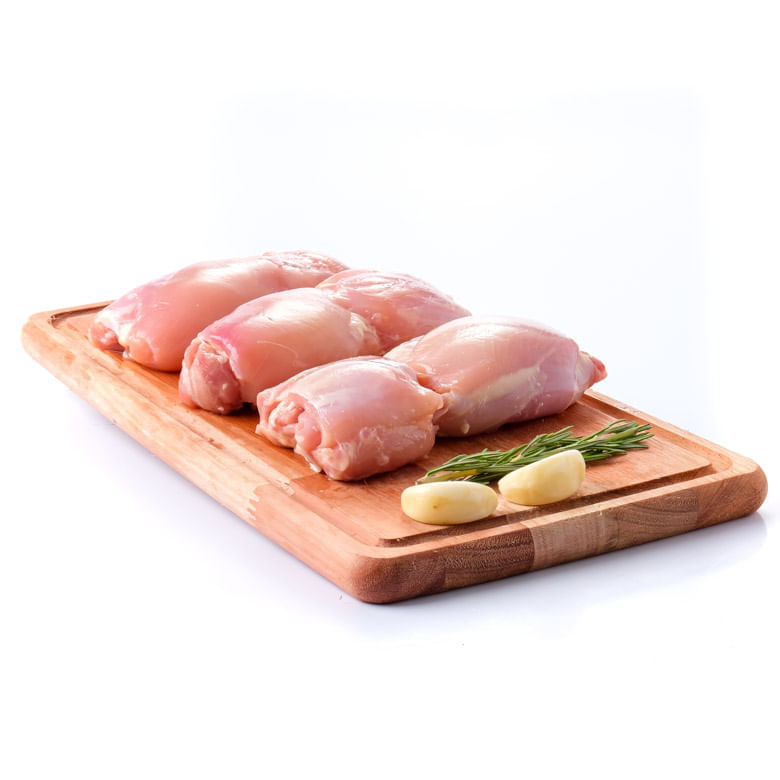 Filé Coxa com Sobrecoxa de Frango sem Pele Resfriado Bandeja kg - Covabra
