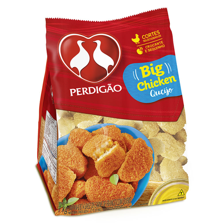 Big Chicken Perdigão Queijo 1kg - Covabra