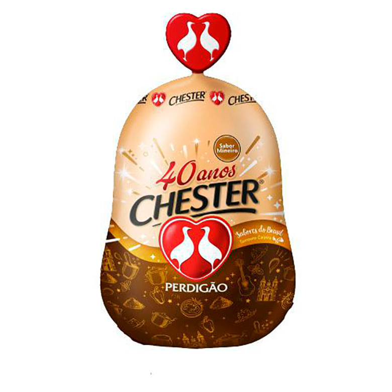 Chester Perdigão Congelado Caseiro Sabor do Brasil 1 Unidade 4,300kg ...