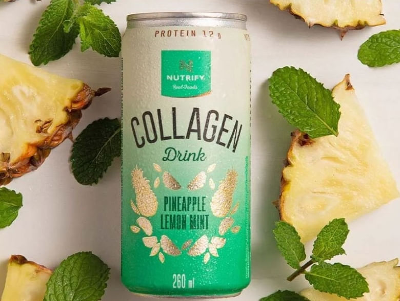 Bebida Nutrify Collagen Drink Pineapple Lemon Mint 260ml - Covabra