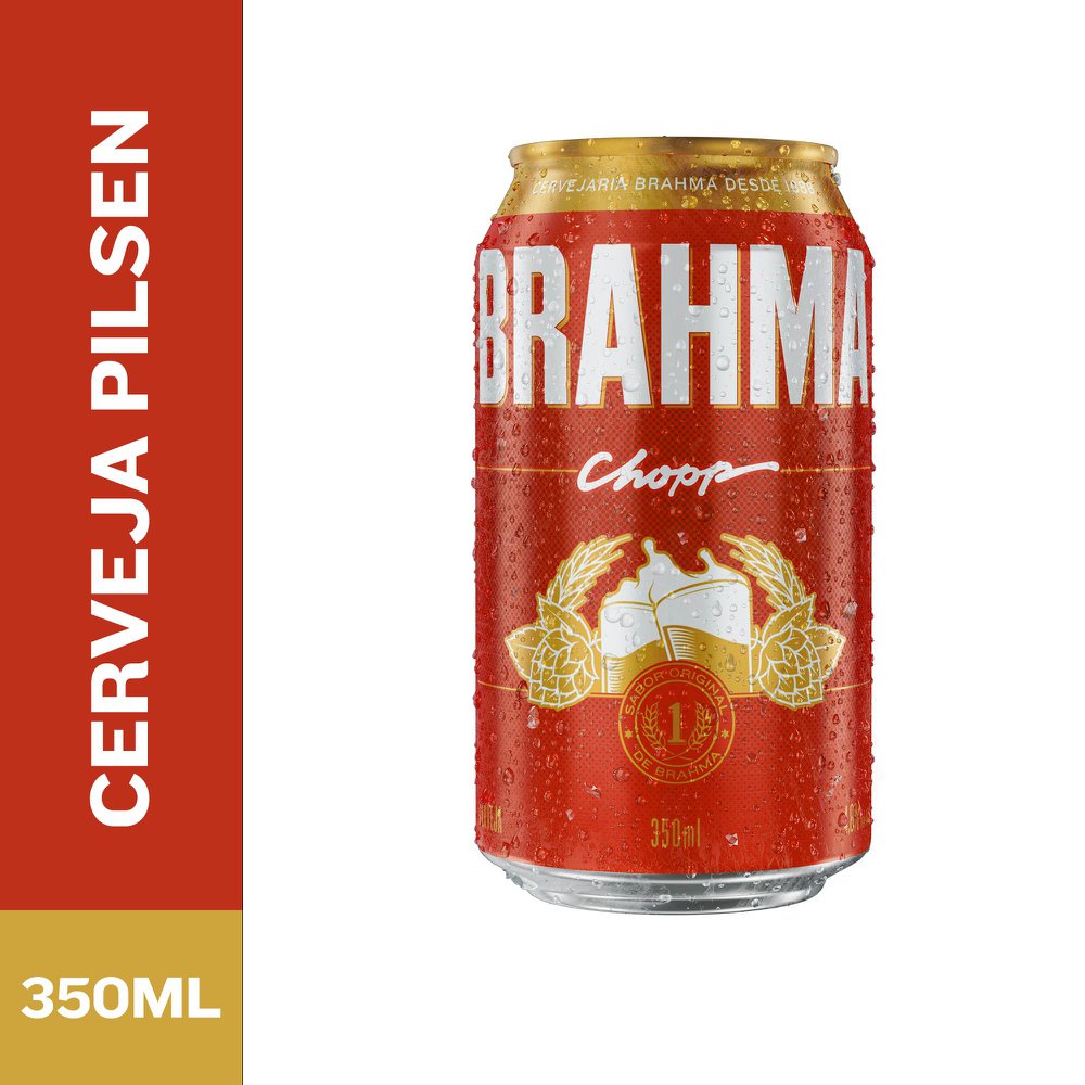 Cerveja Brahma Pilsen Lata 350ml - Covabra