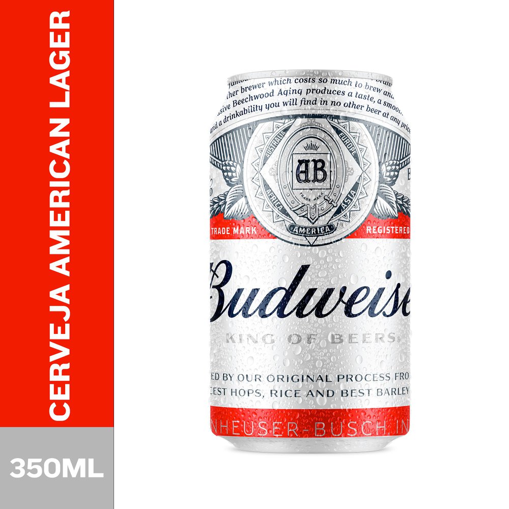 Cerveja Budweiser Lata 350ml - Covabra