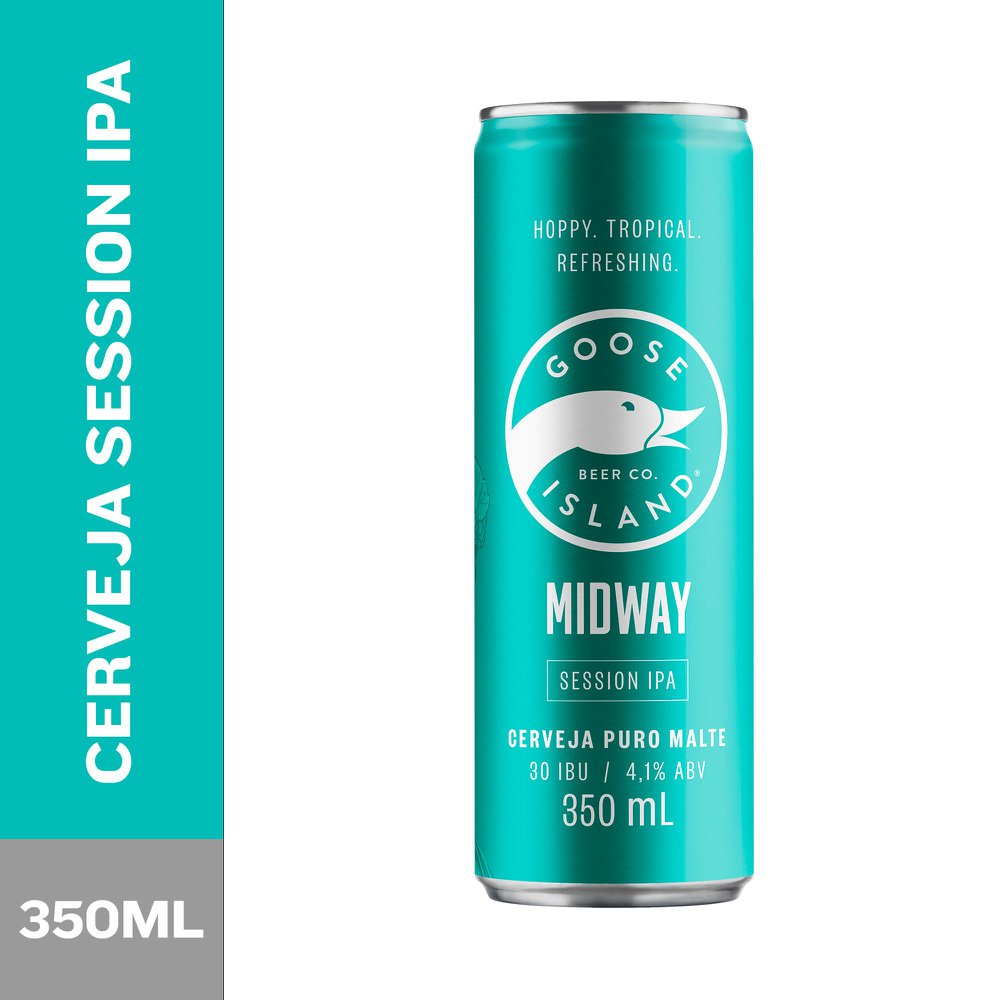 Cerveja Goose Island Midway Session Ipa 350ml - Covabra Cerveja Goose Island Midway Session Ipa 350ml - Covabra