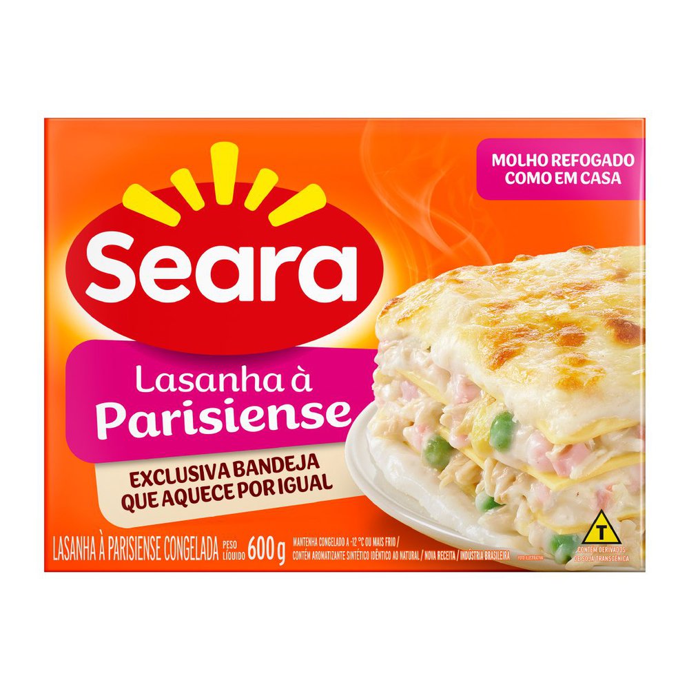 Lasanha Seara Frango à Parisiense 600g - Covabra