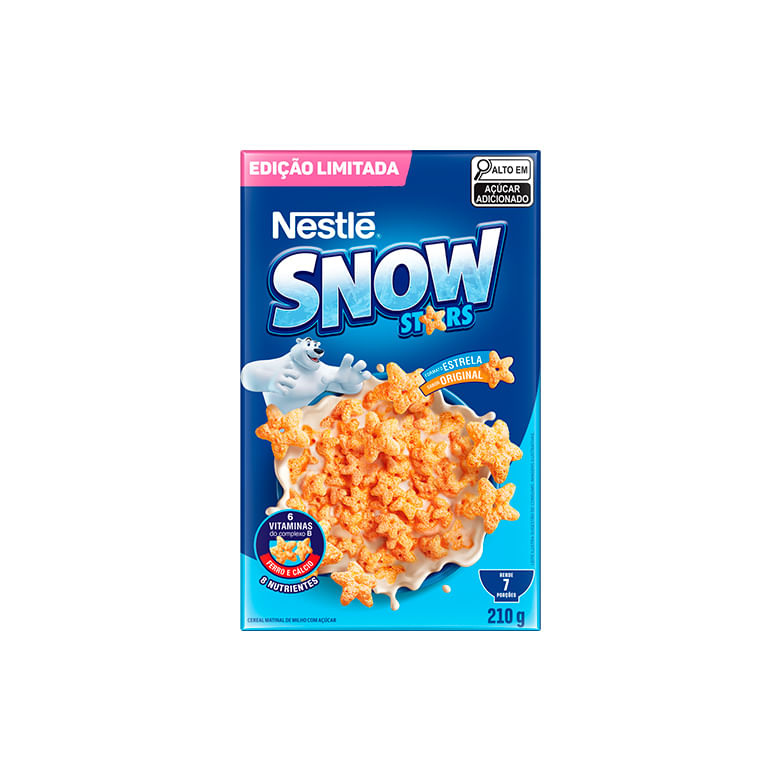 Cereal Matinal Nestlé Snow Flakes Star 210g - - Covabra