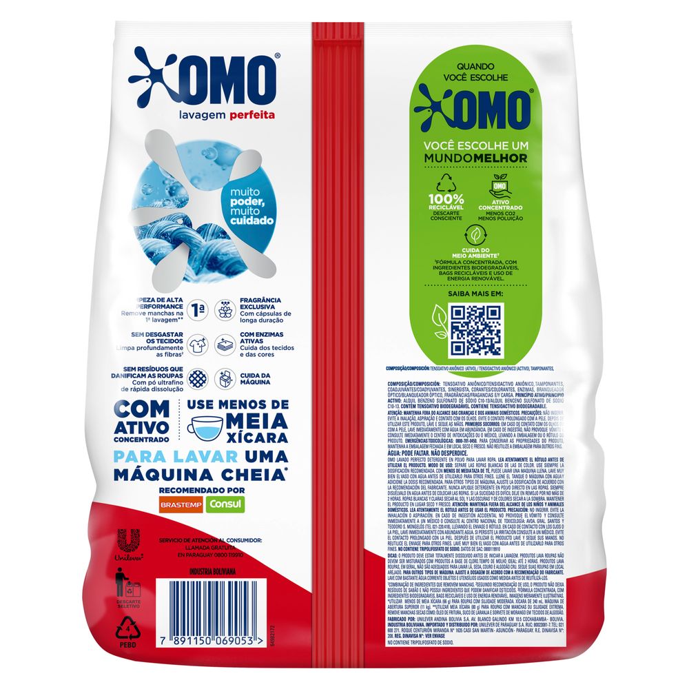 Sabão em Pó Omo Lavagem Perfeita 4kg - Covabra