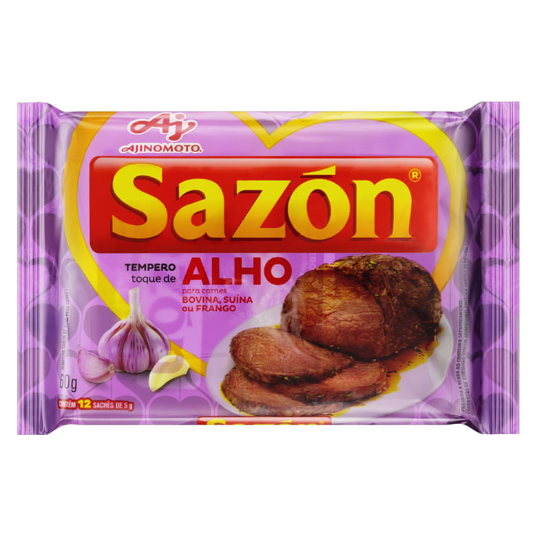 Tempero Sazon Toque de Alho 60 g - Covabra