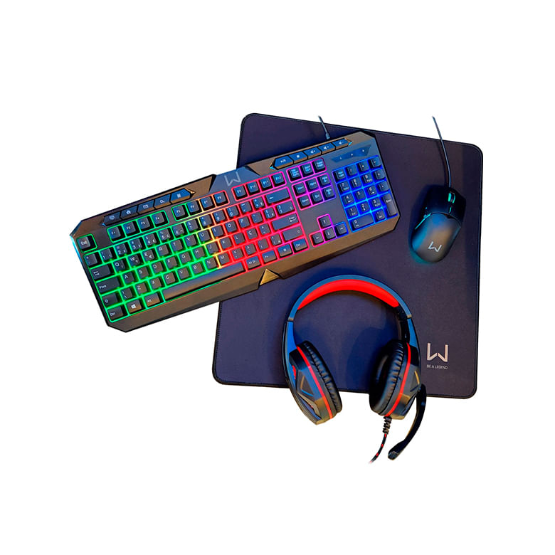 Kit Gamer Multi Warrior 4x1 Air Drop un - Covabra