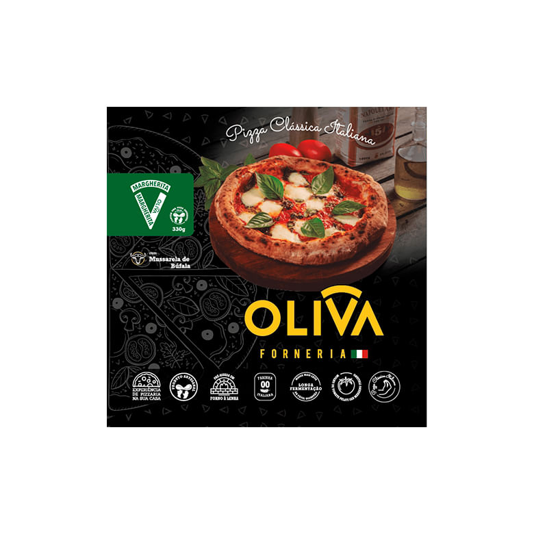 Pizza Forneria Oliva 330g - Covabra