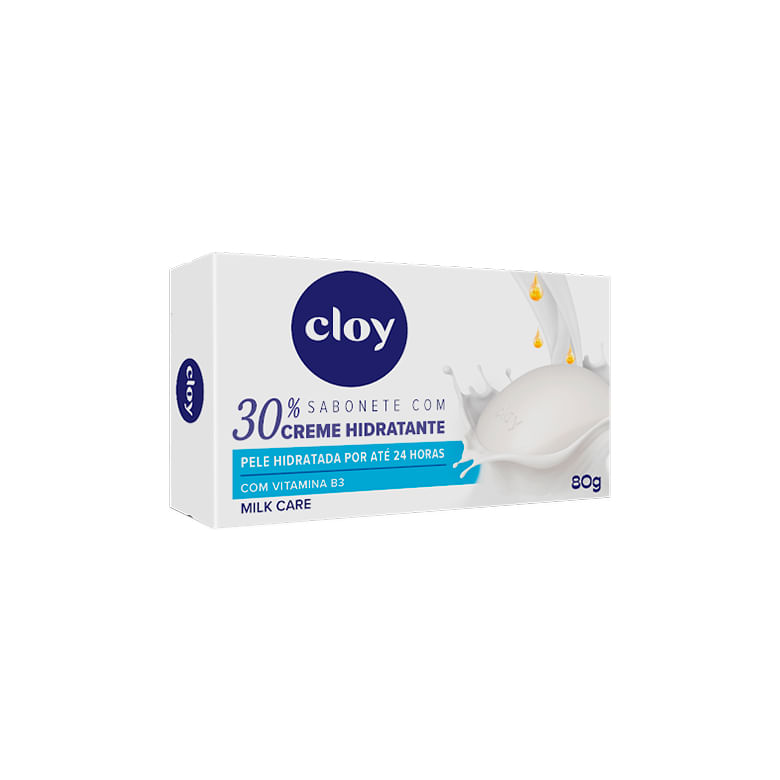 Sabonete Cloy Milk Care 80g - Covabra