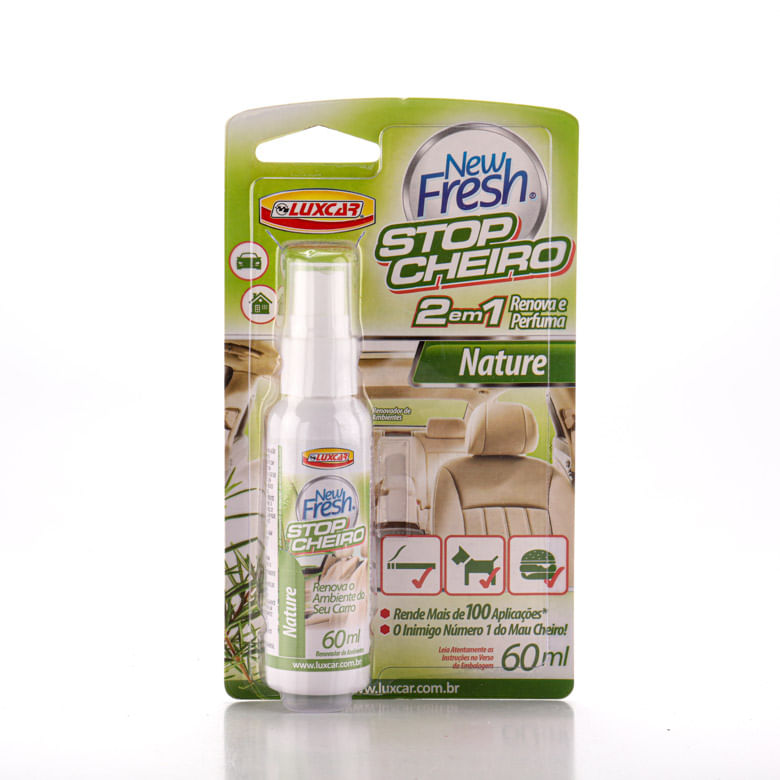 Odorizante Luxcar Stop Cheiro New Fresh Anti Tabaco Spray 60ml - Covabra