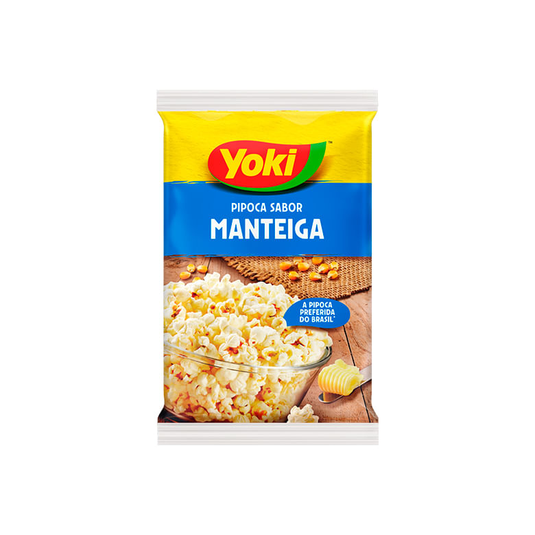 Pipoca de Microondas Yoki Manteiga 50g - Covabra