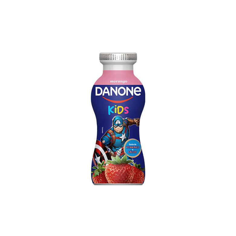 Iogurte Danone Kids Morango 150g - Covabra