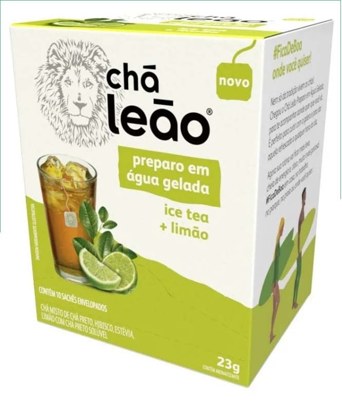Chá Matte Leão Gelado Ice Tea + Limão 23g - Covabra