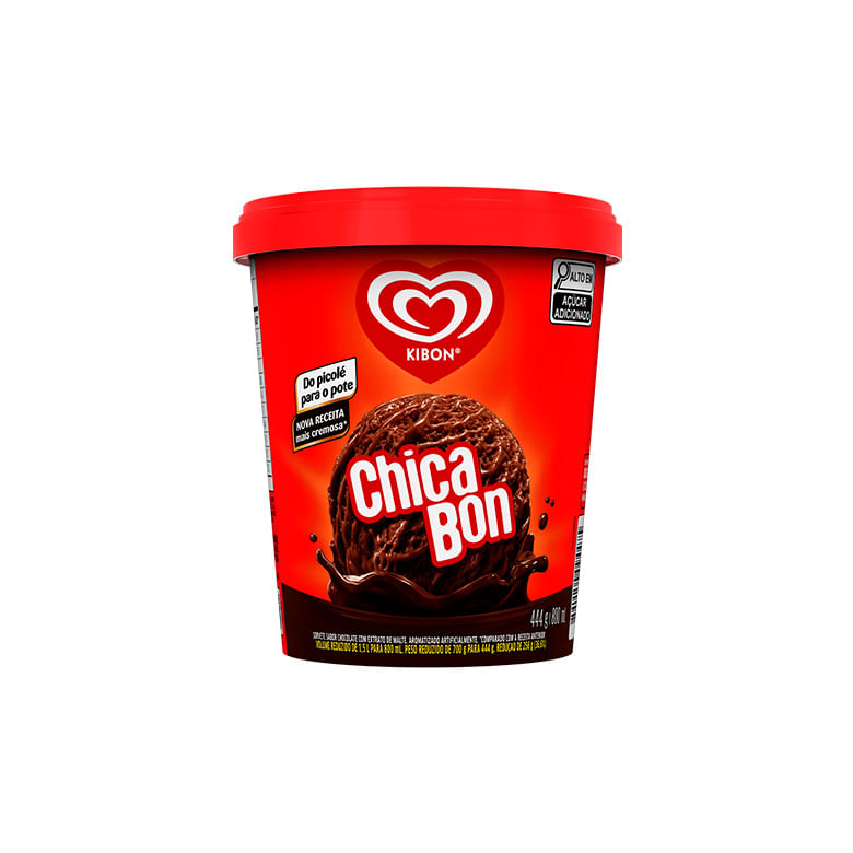 Sorvete Kibon ChicaBon 800ml - Covabra