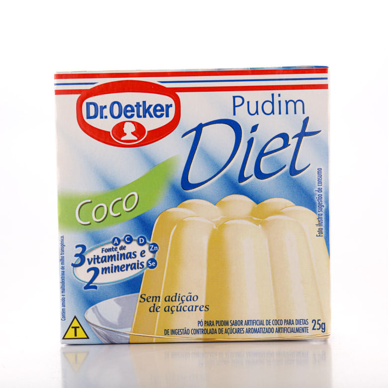 Pudim Dr.Oetker Diet Coco 25g - Covabra