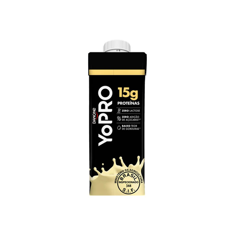 Bebida Láctea Danone Yopro Protein 15g Baunilha 250ml - Covabra