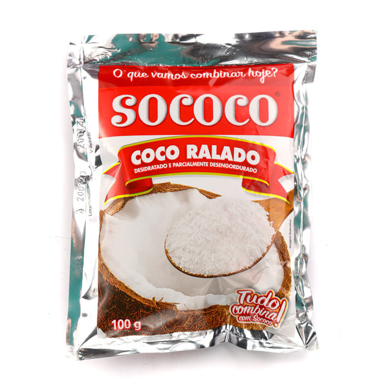 Coco Ralado Sococo 100g - Covabra