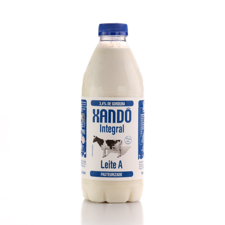 Leite Xando Pasteurizado Tipo A Integral Garrafa 1l - Covabra