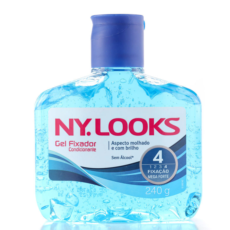 Gel Ny.Looks Mega Fixação Azul 240g - Covabra