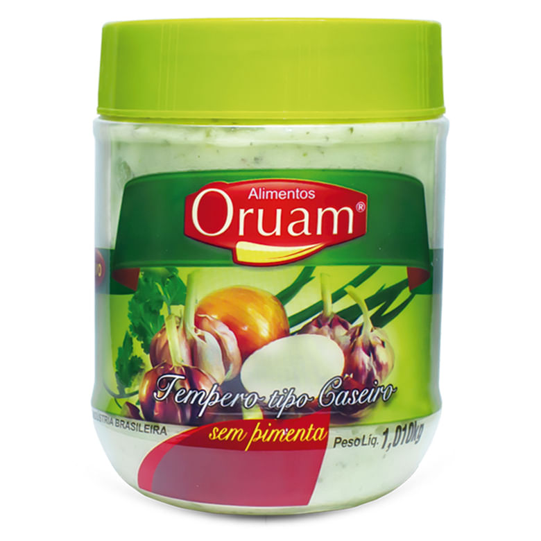 Tempero Oruam Caseiro sem Pimenta 1,01kg - Covabra