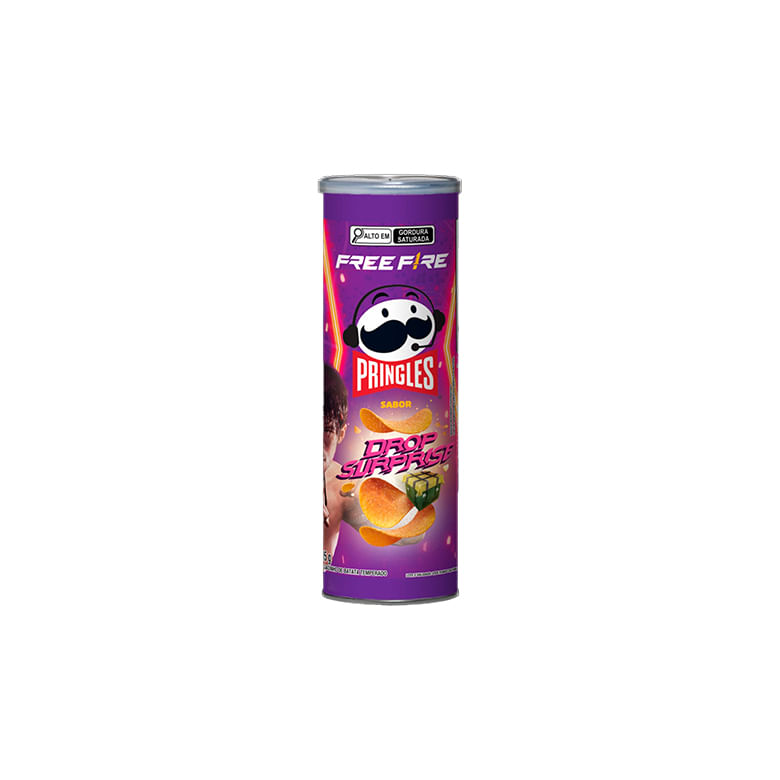 Batata Pringles Free Fire Surprise 105g - Covabra