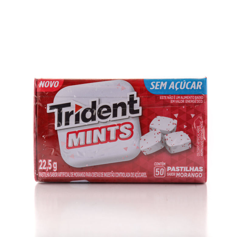 Pastilha Trident Mints Morango 22,5g - Covabra