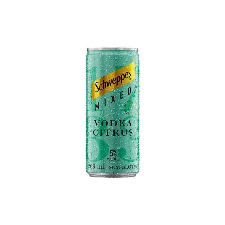 Bebida Schweppes Vodka Citrus Lata 269ml - Covabra