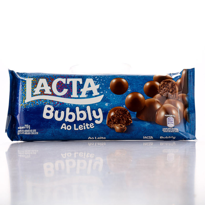 Chocolate Lacta Tablete Bubbly Aerado 110 g - Covabra