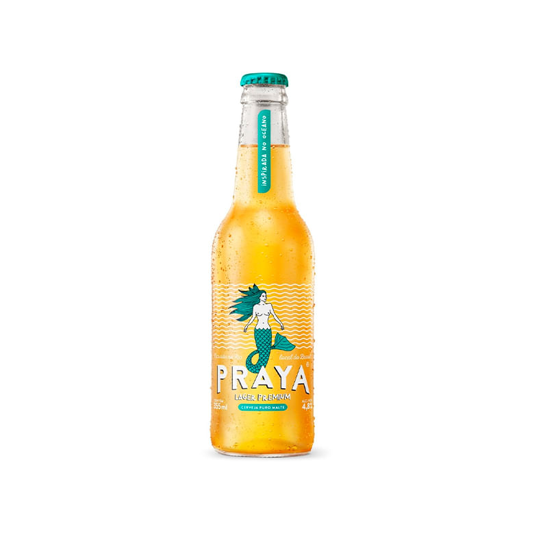 Cerveja Praya Lager Long Neck 355ml - Covabra