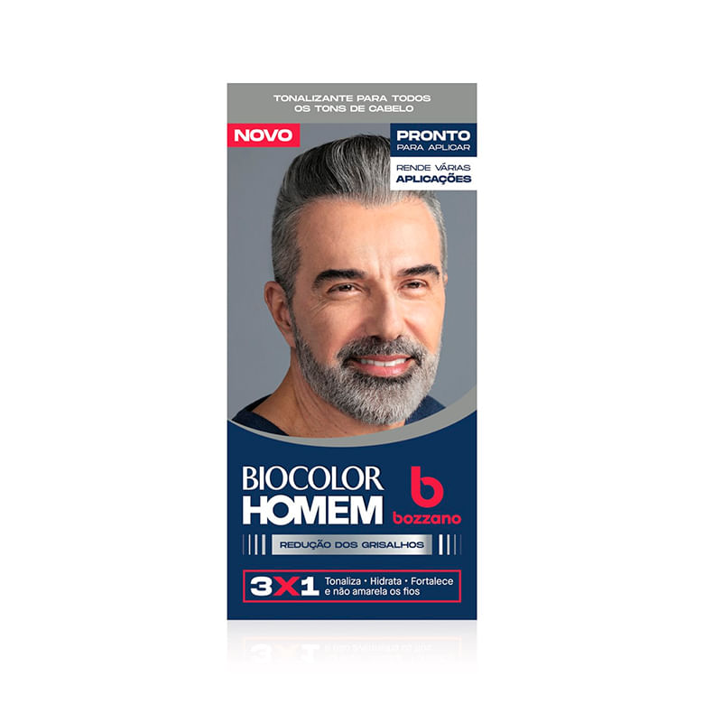 Tonalizante Biocolor Homem Redução dos Grisalhos 1un - Covabra