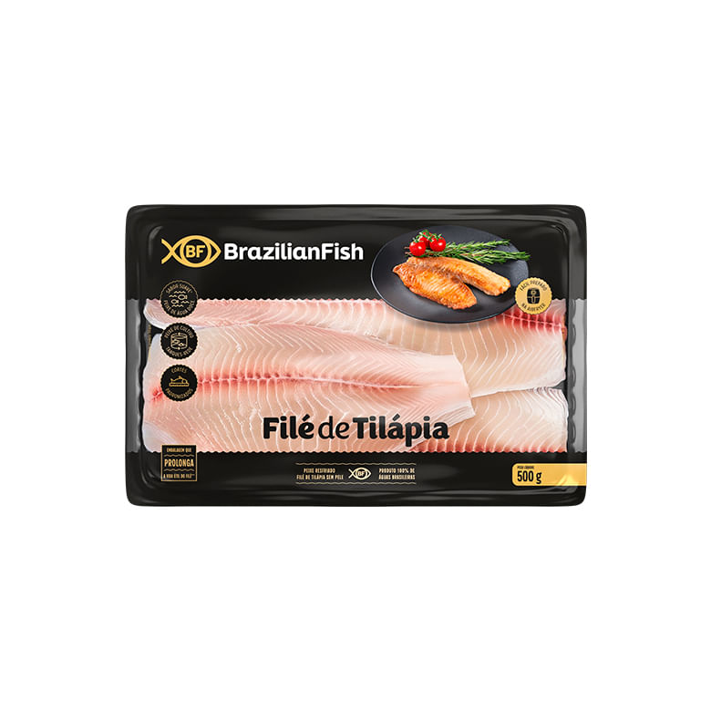 Filé Tilápia Brazilian Fish Resfriado Atm 500g - Covabra