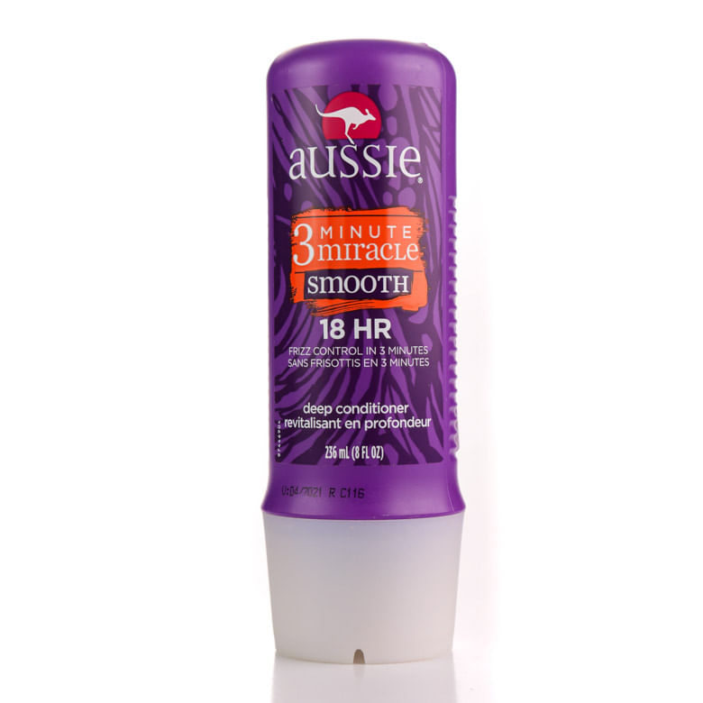 Creme de Tratamento Aussie 3 Minute Smooth 236ml - Covabra