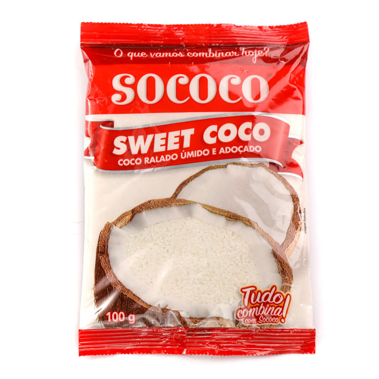 Coco Ralado Sococo Sweet Coco 100g - Covabra