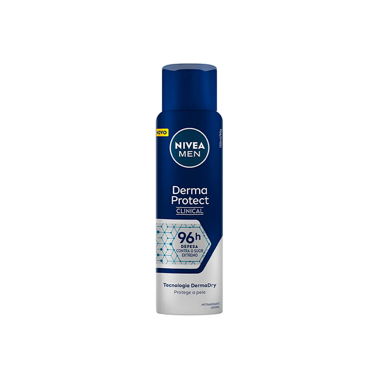 Desodorante Nivea Clinical Dermaprotec MasculinoAerosol 150ml - Covabra