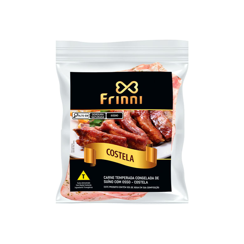 Costela Suína Frinni Temperada Resfriada 990g - Covabra