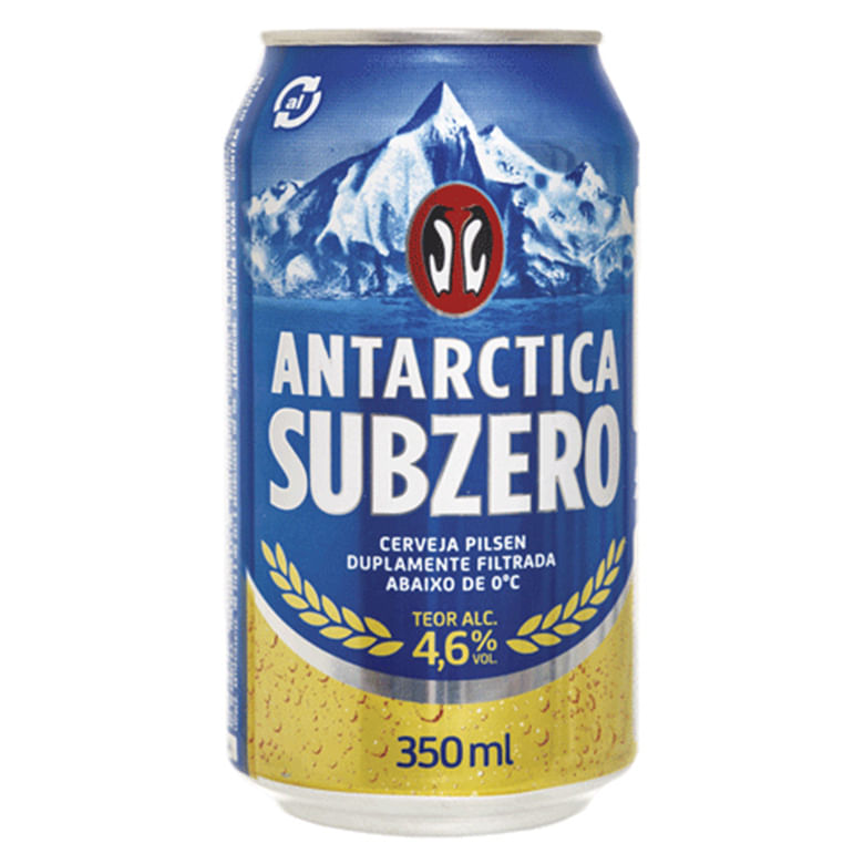 Cerveja Antarctica Subzero Lata 350ml - Covabra