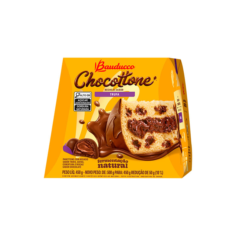 Chocottone Bauducco Maxi Trufa 450g Covabra
