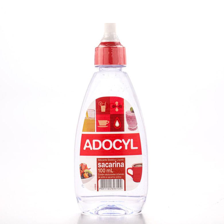 Adoçante Adocyl Líquido Sacarina 100ml - Covabra
