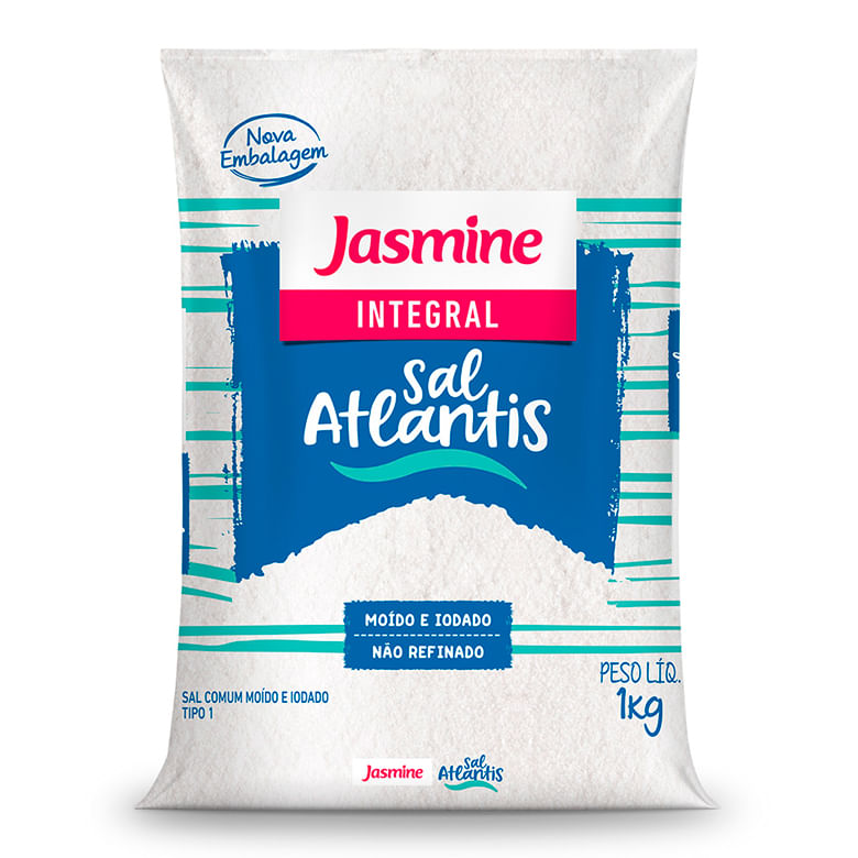 Sal Atlantis Jasmine Iodado 1kg - Covabra