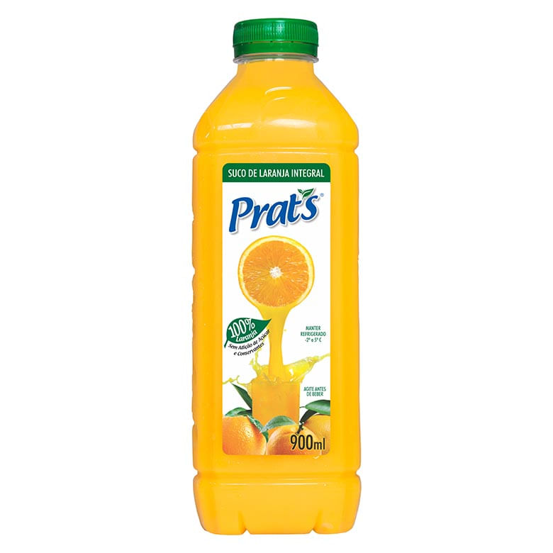 Suco Prats Integral Laranja 900ml - Covabra