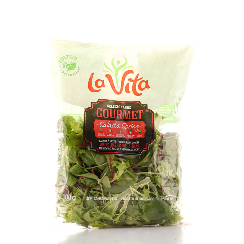 Salada Spring La Vita Gourmet 100g - Covabra