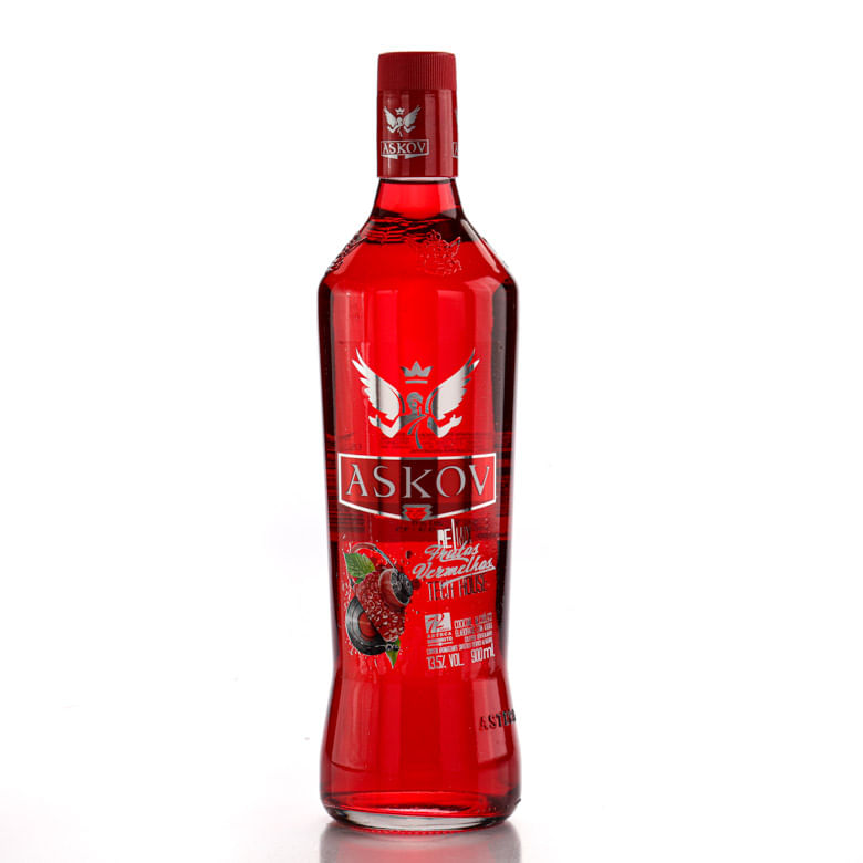 Bebida Askov Frutas Vermelhas 900ml - Covabra