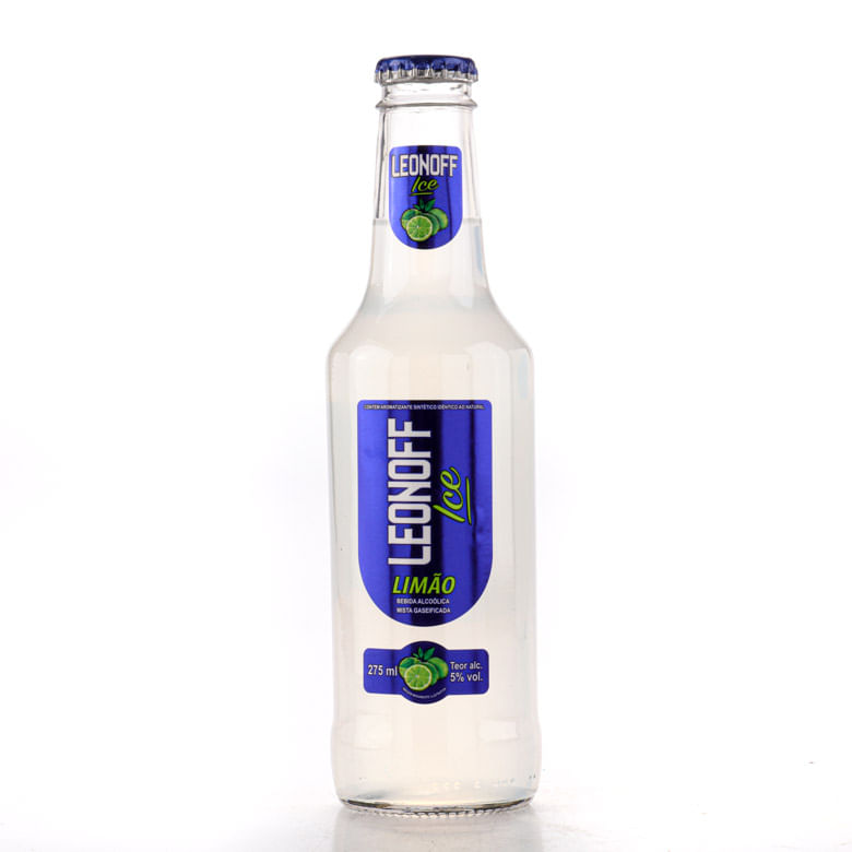 Bebida Leonoff Ice Limão Long Neck 275ml - Covabra